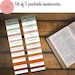 Printable Bible Bookmarks Names of God Set of 2 Printable Book Marks ...