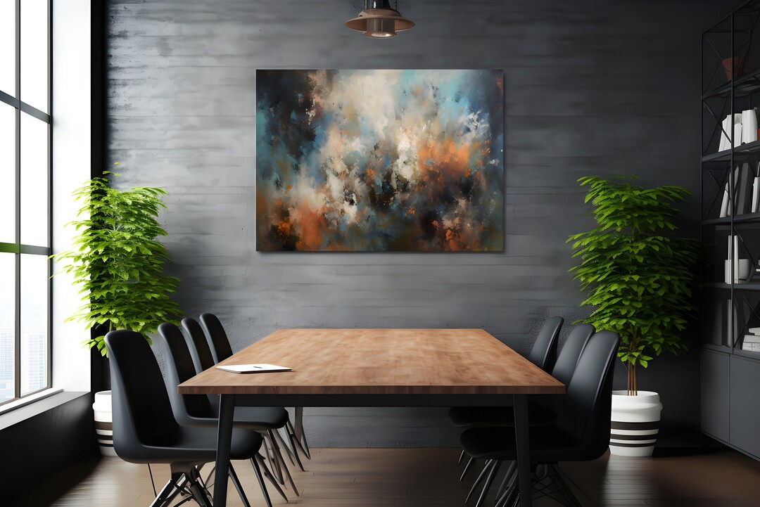 Large Abstract Canvas Gallary Print - Etsy