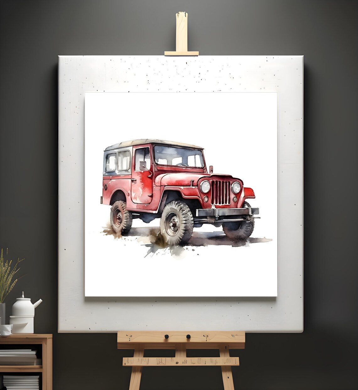 Watercolor Classic Jeep Prints – Set of 6, Nursery Decor (digital ...