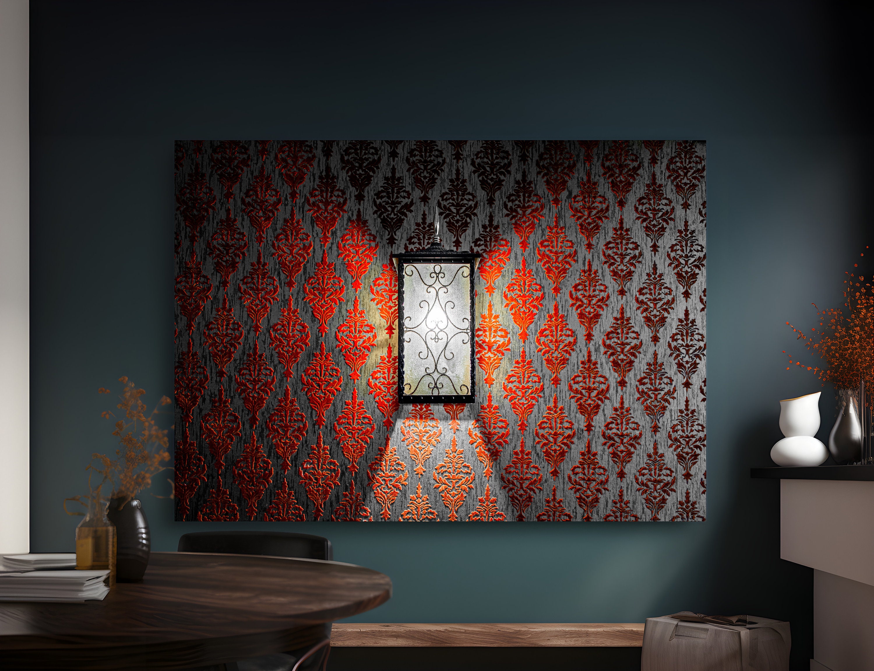 Red Large Canvas Gallary Print Sizes up to 60x40 Inch - Etsy