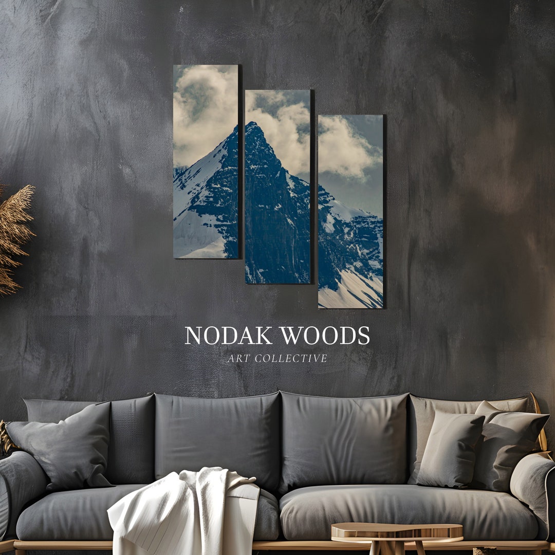 Mountain Photo Triptych | Set of 3 Gallary Canvas Print - Etsy