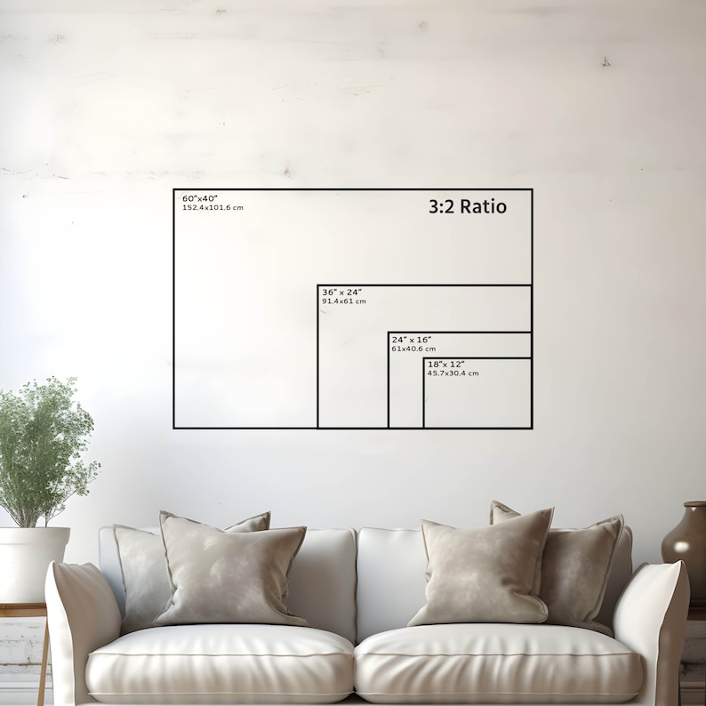 Ocean Waves - 3:2 Large Canvas Gallery Prints - Sizes up to 40x60 Inch ...