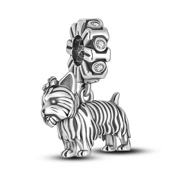 Yorkie Pandora Charm - Etsy