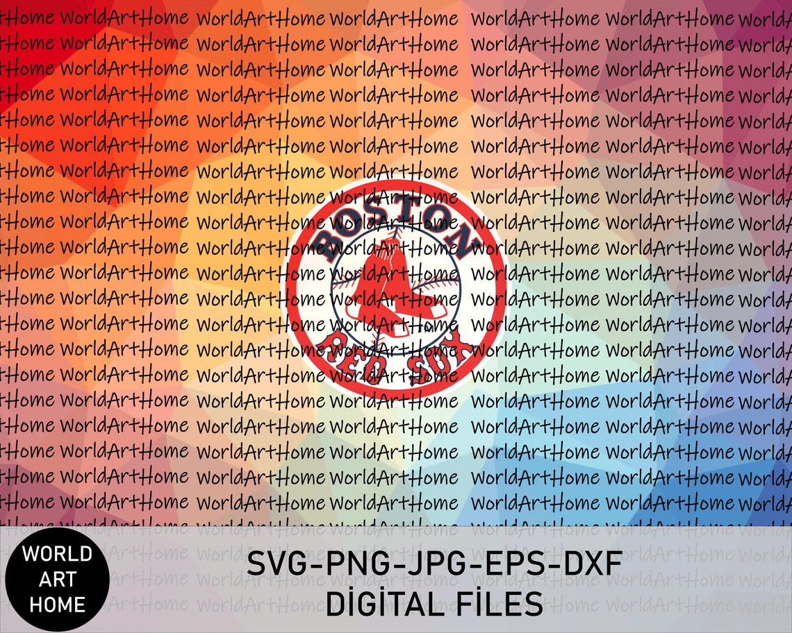 Boston Red Sox Svg Png Eps Dxf Etsy