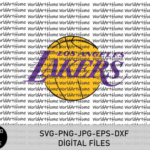 Lakers Svg - Etsy