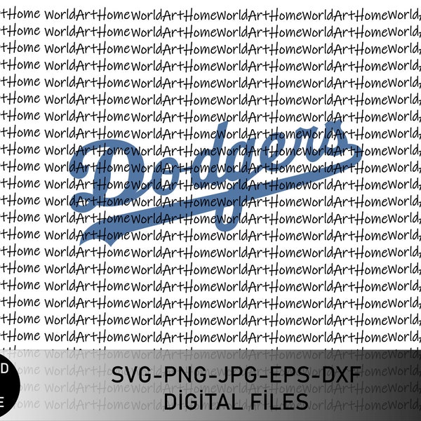 Dodgers Logo Svg - Etsy