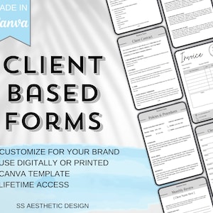Client Based Business Forms | Virtual Assistant Templates | Client ...