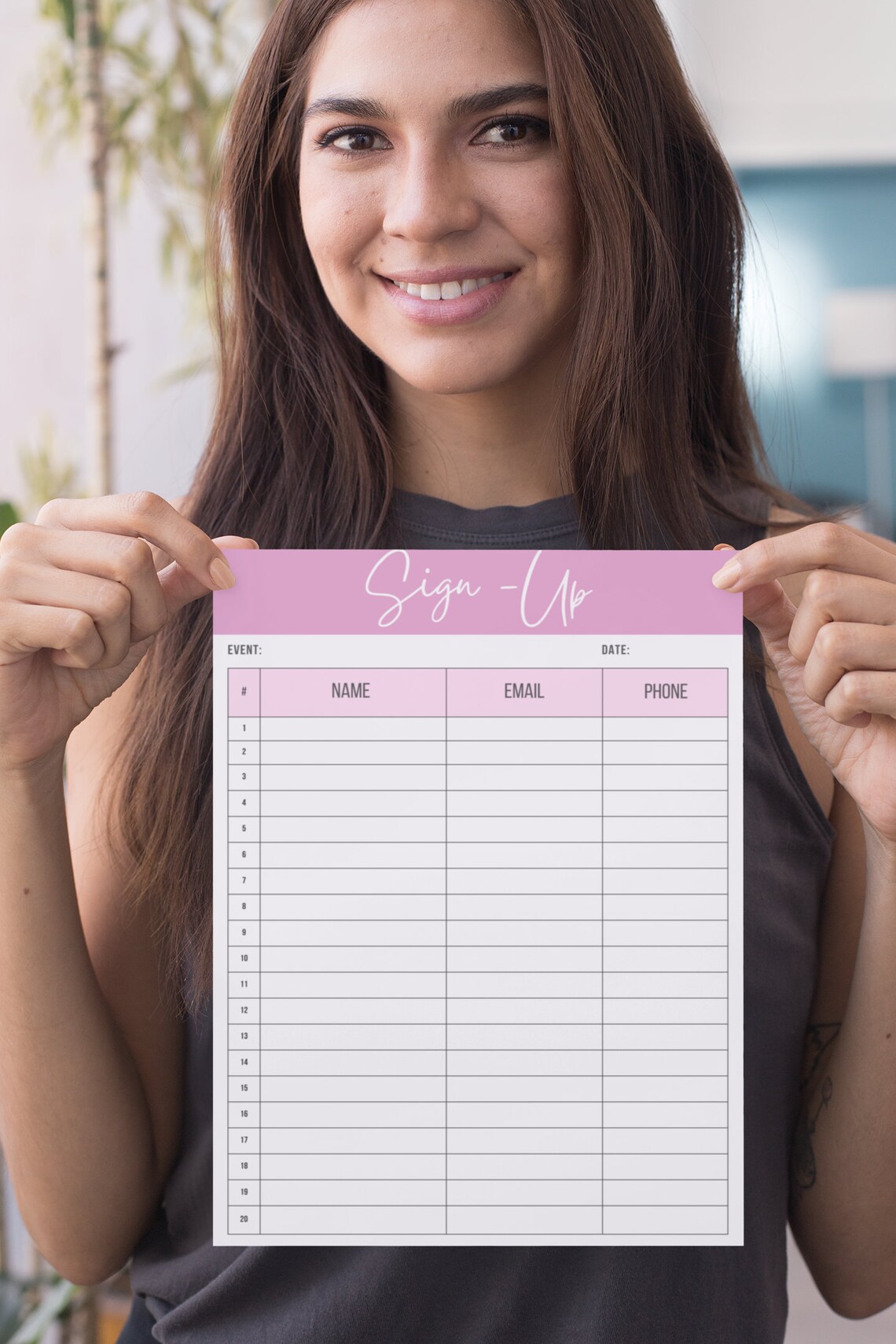 Editable Sign up Sheet. Sign up Sheet Template. Event Sign Up. Canva ...