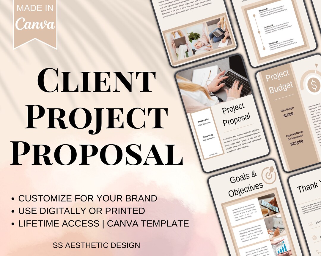 Project Proposal Template | Project Management | Virtual Assistant ...