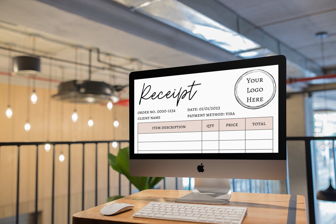 Invoice Template Receipt Template Canva Order Form Template Small ...