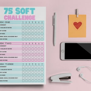 75 Soft Challenge Tracker | 75 Soft Challenge | 75 Soft Challenge ...
