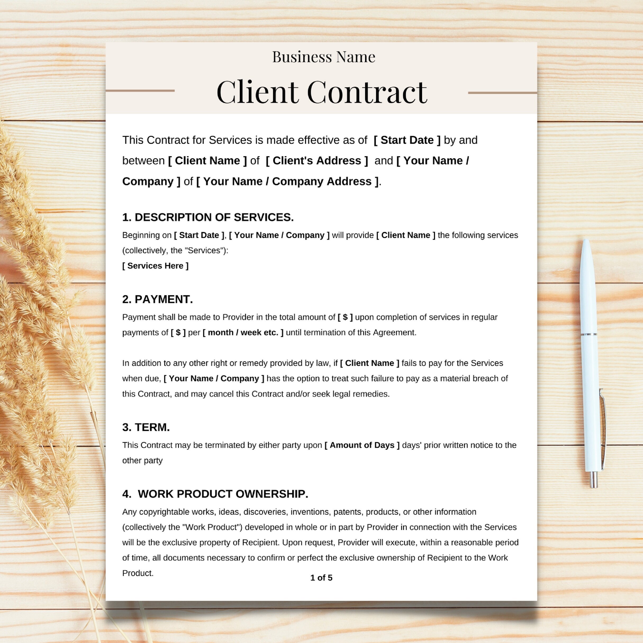 Client Based Business Forms Virtual Assistant Templates Client Intake ...