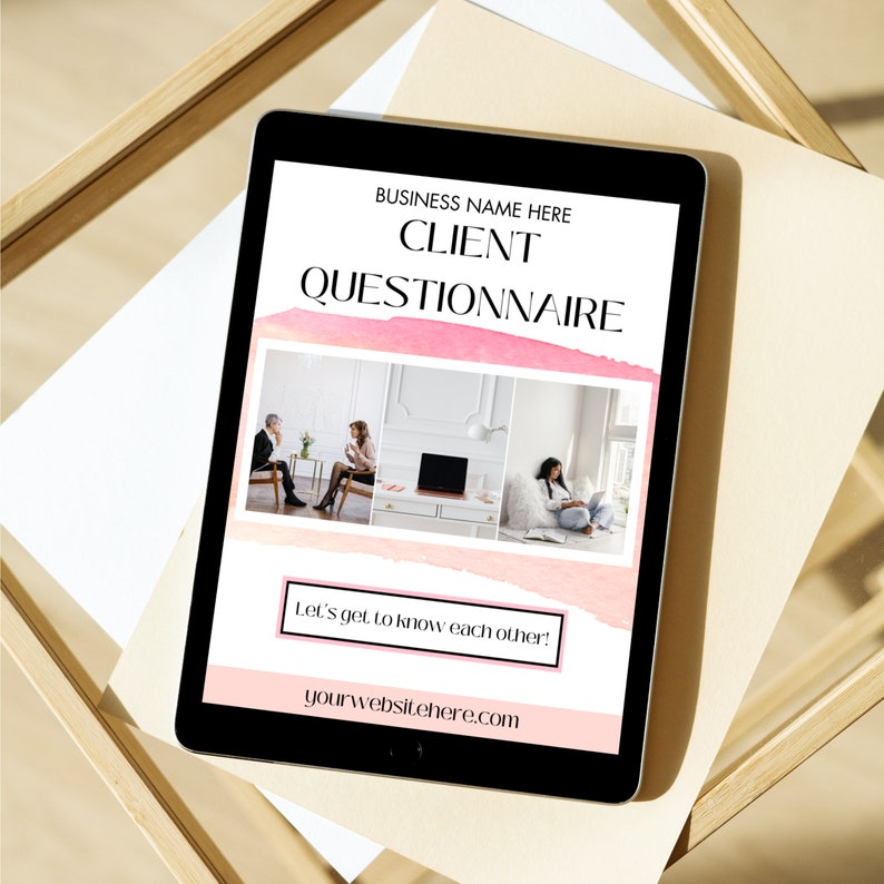 Client Questionnaire for Virtual Assistants | New Client Questionnaire ...