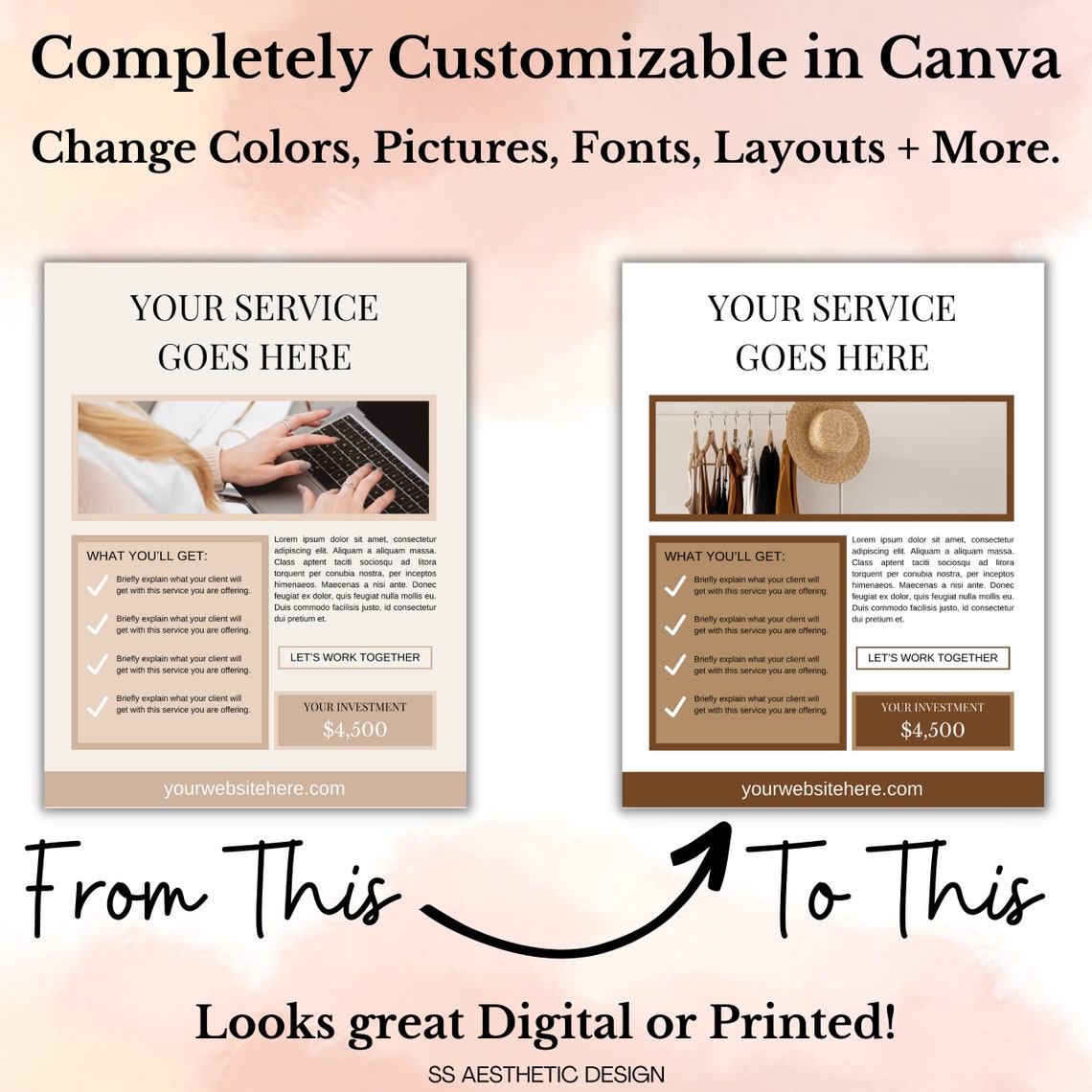 Price List Template | Services and Pricing Guide Template | Business ...