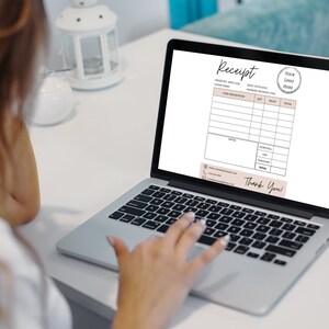 Invoice Template | Receipt Template Canva | Order Form Template | Small ...