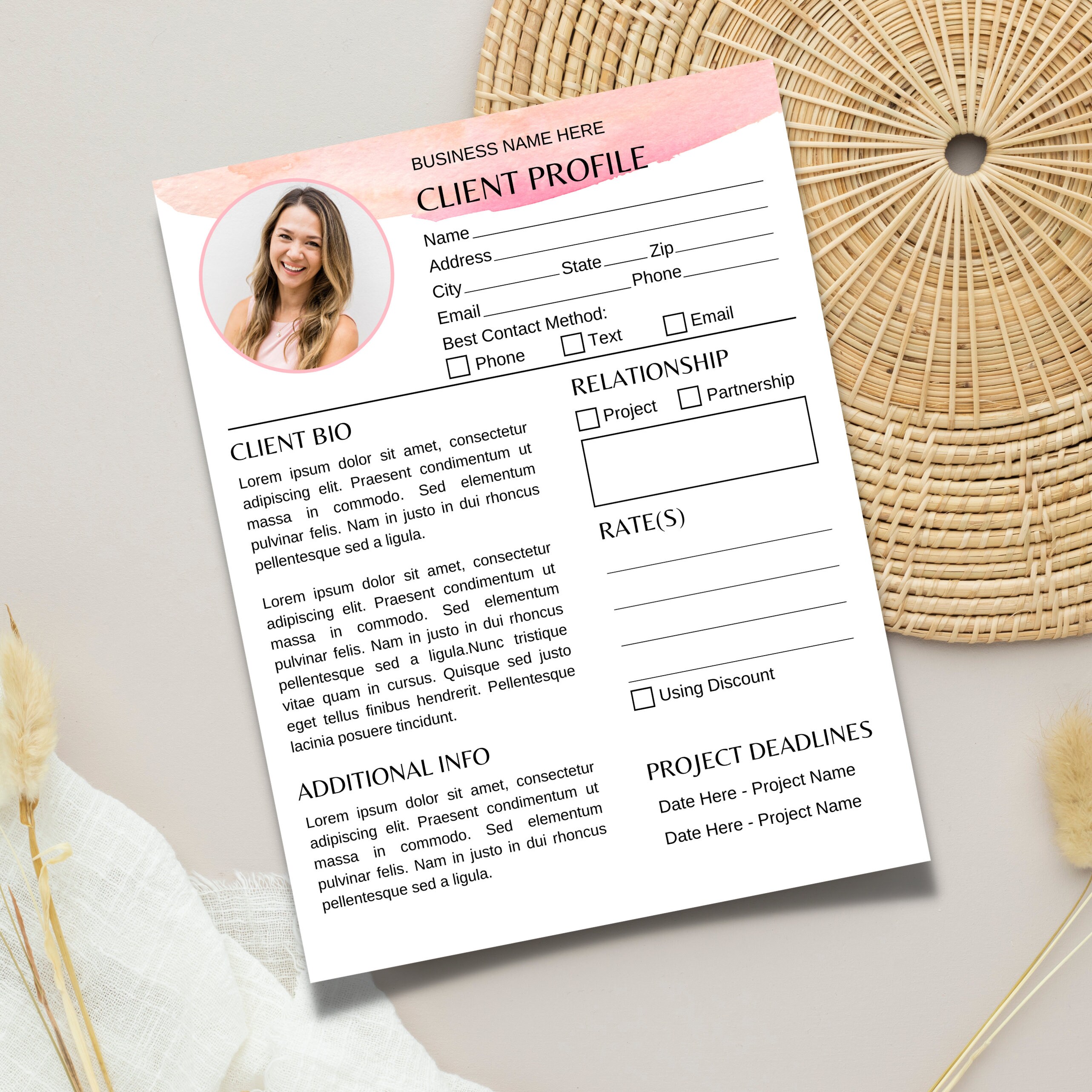 Virtual Assistant Client Profile Package | Client Onboarding | Virtual ...