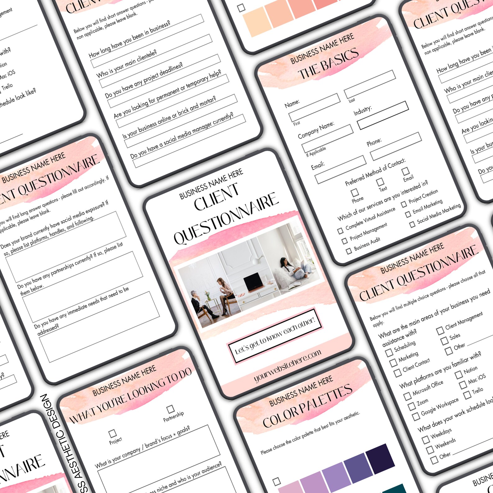 Client Questionnaire for Virtual Assistants | New Client Questionnaire ...