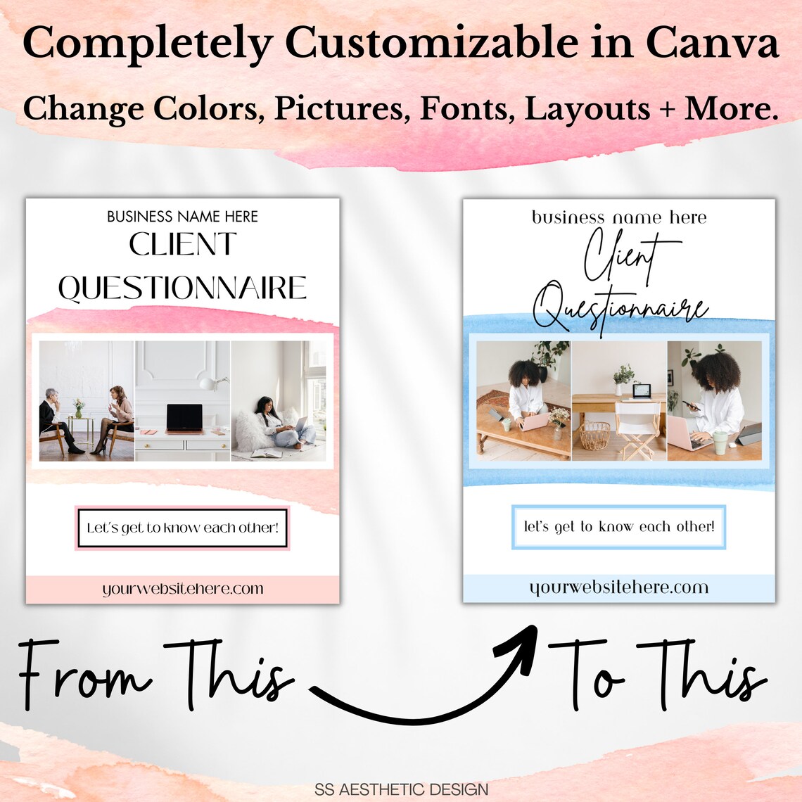 Client Questionnaire for Virtual Assistants New Client - Etsy