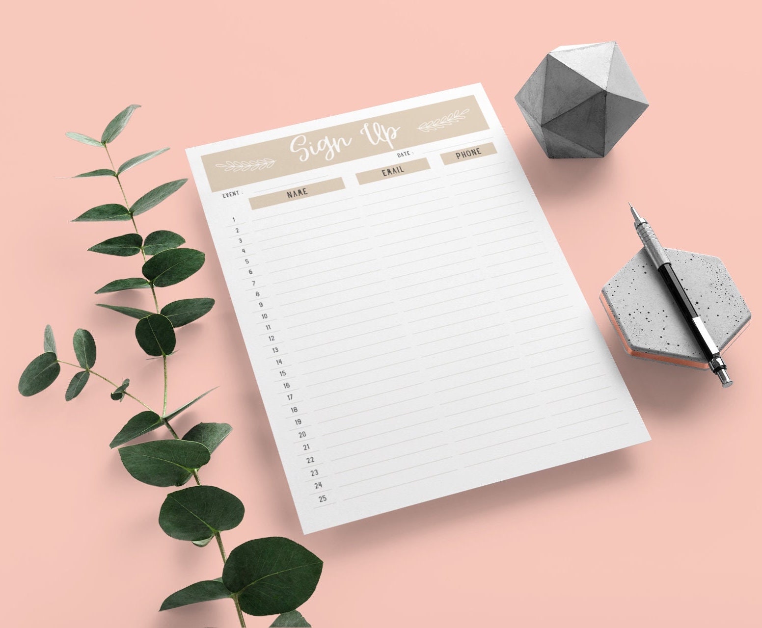 Editable Sign up Sheet. Sign up Sheet Template. Event Sign Up. Canva ...