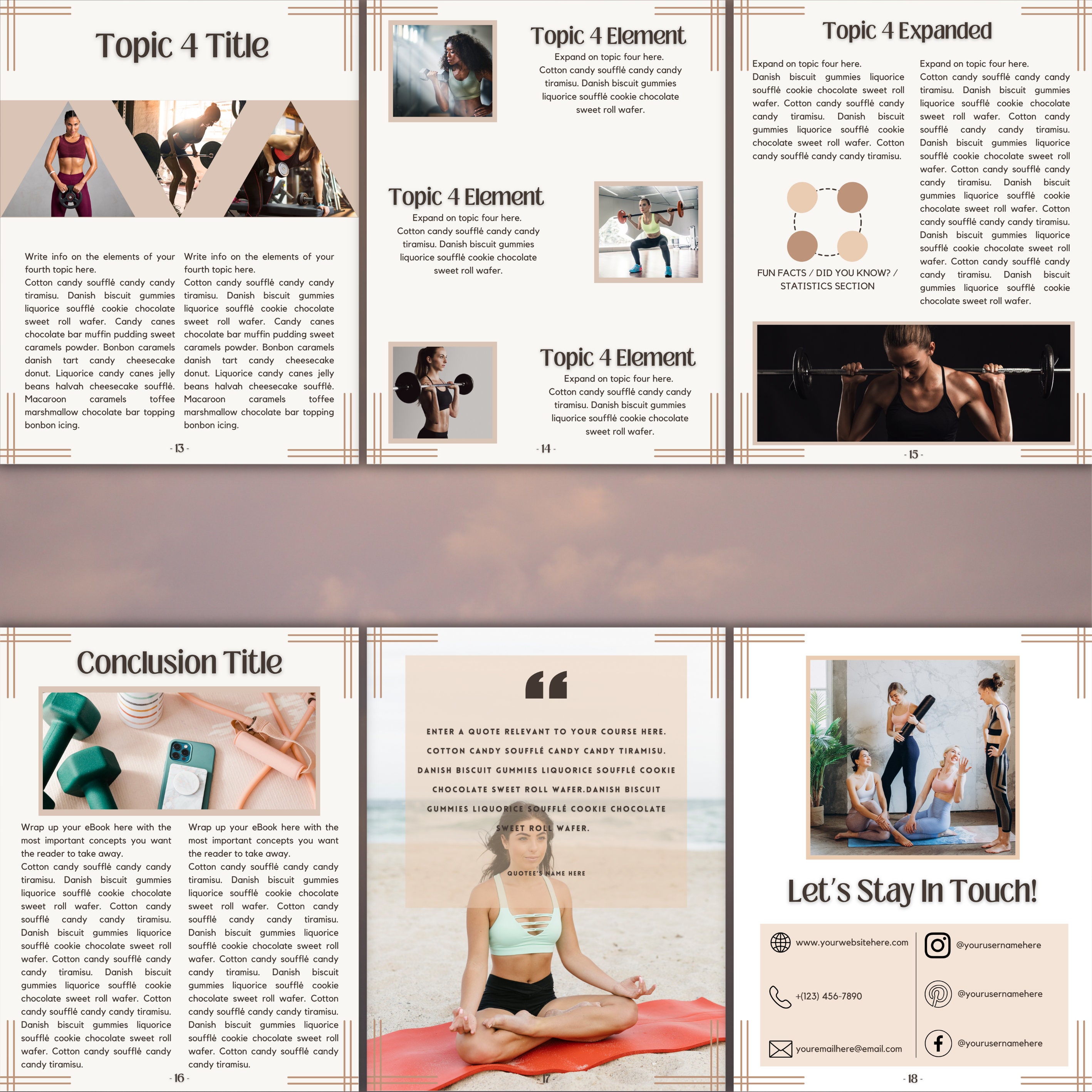 Ebook Template Workbook Template Ebook Template Canva - Etsy