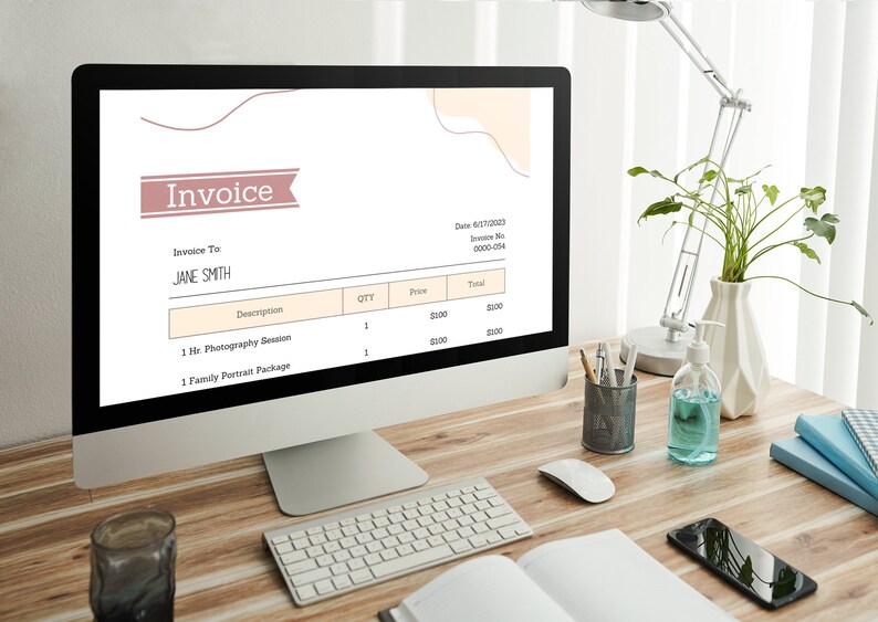 Invoice Template - Receipt Template - Order Form Template - Invoice ...