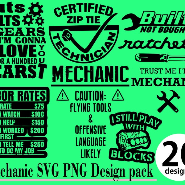 Mechanic Svg - Etsy UK
