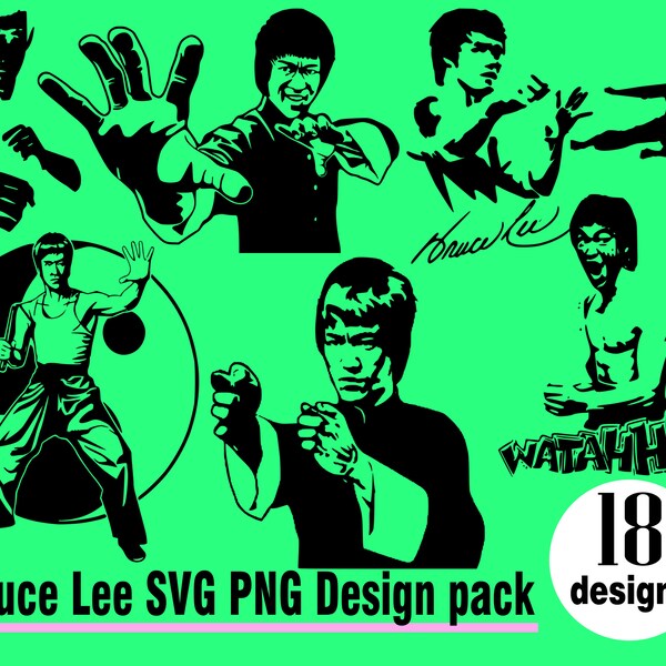 Bruce Lee Svg - Etsy