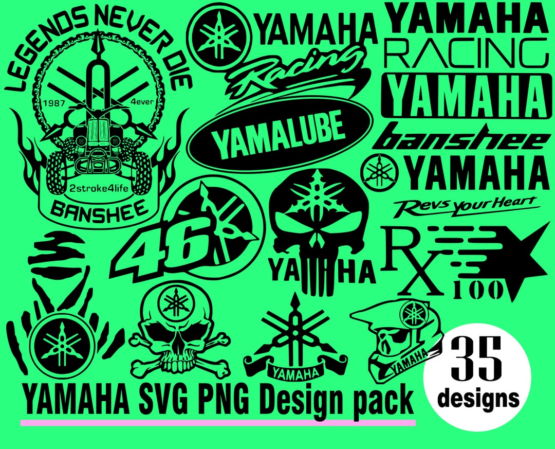 Yamaha SVG PNG 35 Design Pack Motocross Valentino Rossi Moto GP the Doc ...