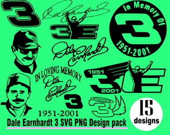 Dale Earnhardt 3 Logo