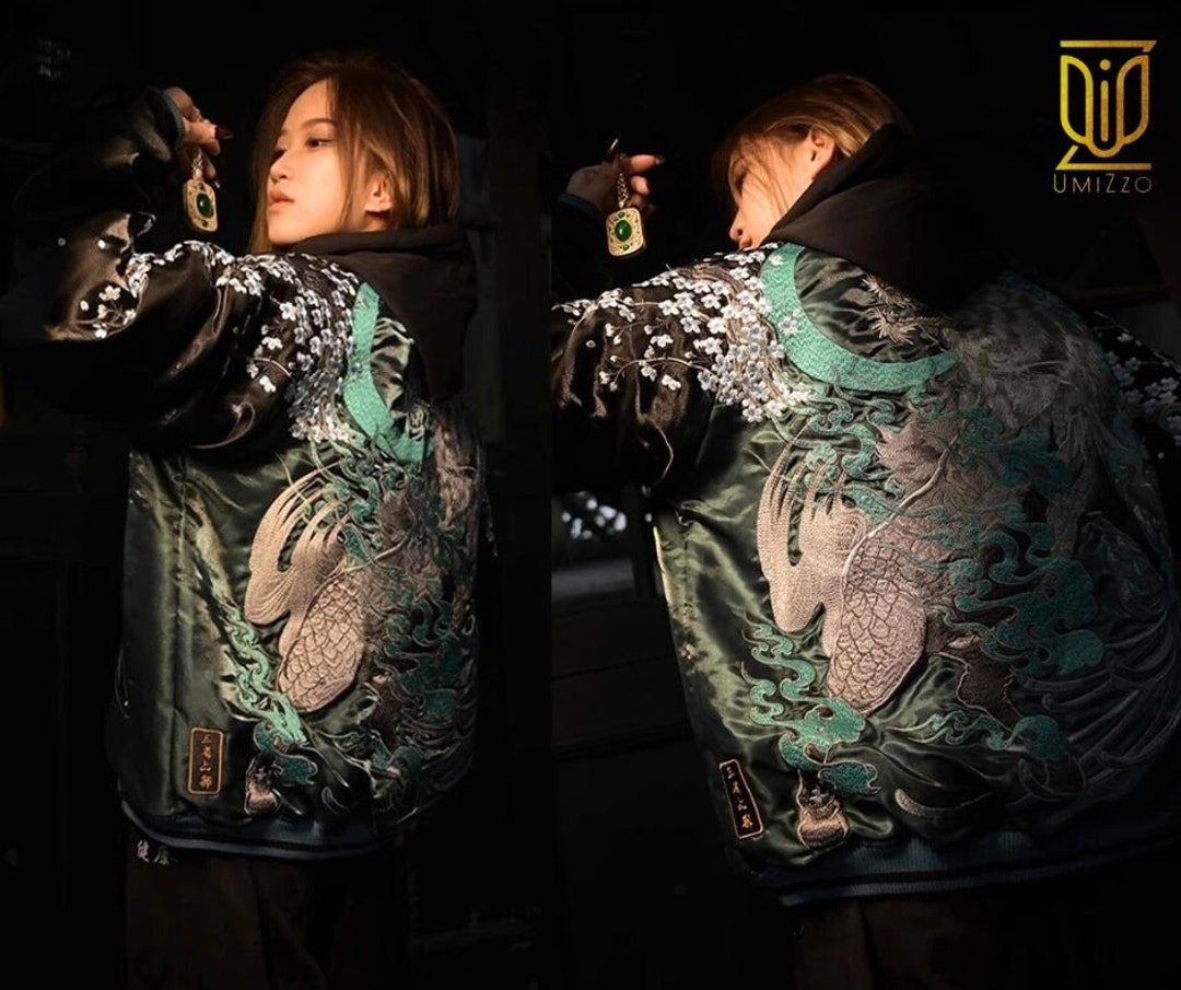 Japanese Yokosuka Bomber Jacket,varsity Baseball Jacket,sukajan ...