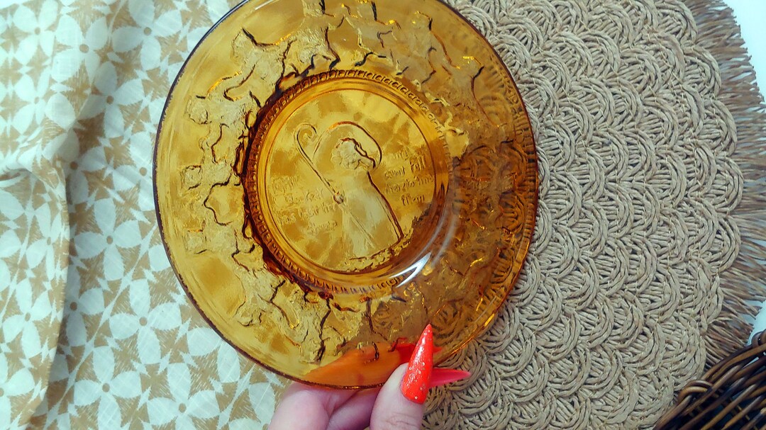 Creepy Bo Peep Vintage Kitsch Weird Dancing Bears Nursery Rhyme Plate ...