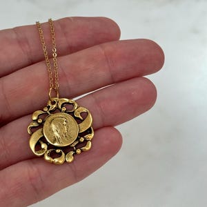 Virgin Mary Necklace - Blessed Mother Necklace - Holy Mother Mary ...