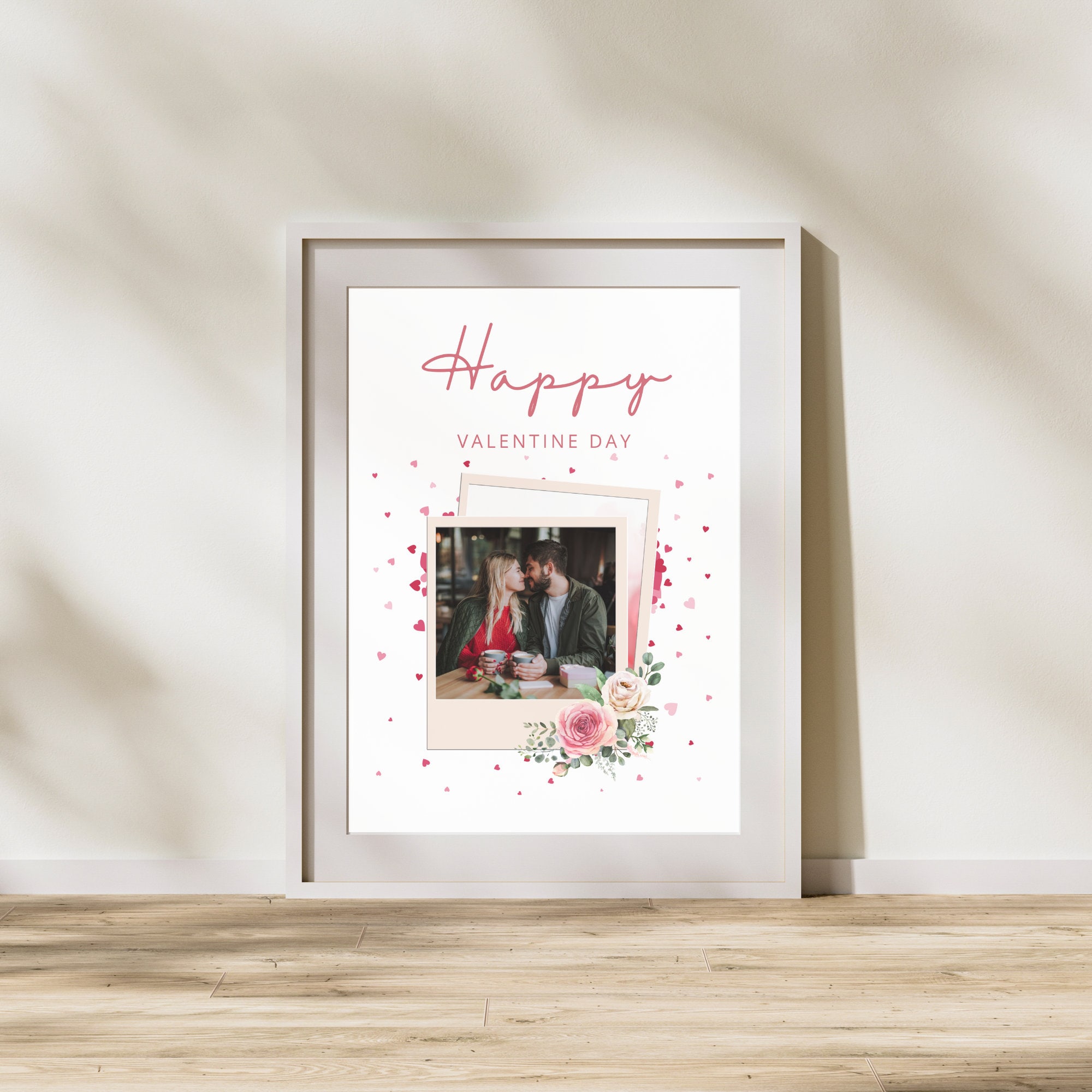 Valentine's Day Card With a Custom Photo Printable Download Val2301 - Etsy