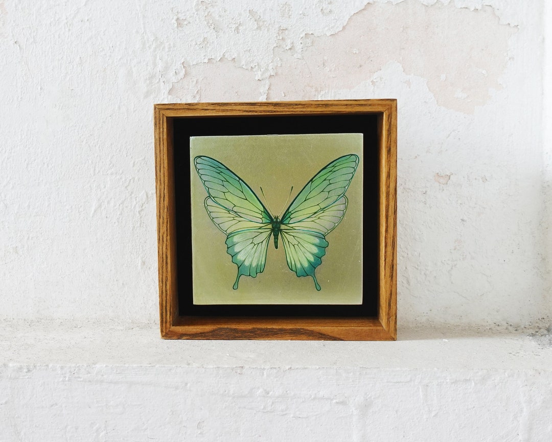 Butterfly Gilded Artwork, Original Art, Handmade, Insects Art, Fine Art ...