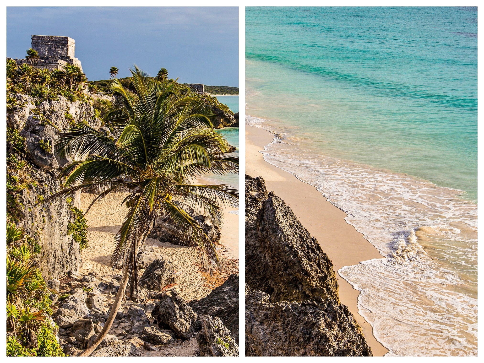 Tulum - Mexico | Beach | Tropical | Mayan Ruins | Summer Print | Nature ...