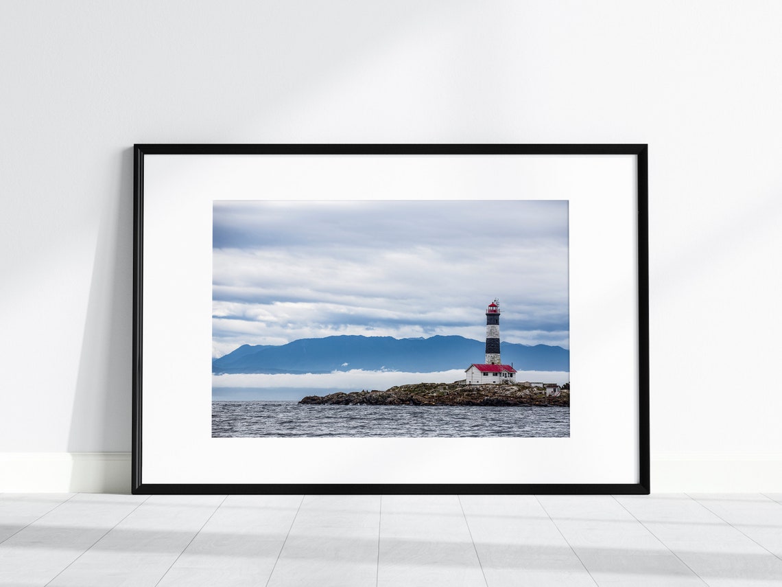 Race Rocks Lighthouse - Canada | Ocean | Lighthouse | Landscape Print ...