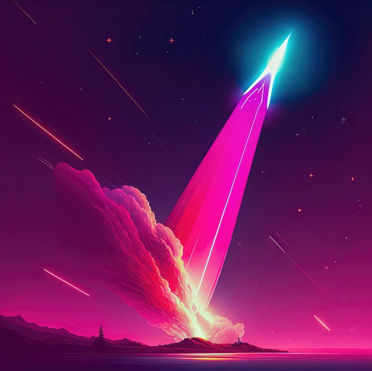 Rocket Pink Digital Download - Etsy