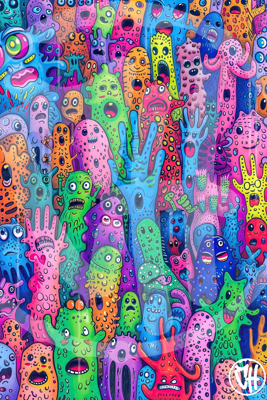 Wiggly Coral People - Digital Download - Etsy