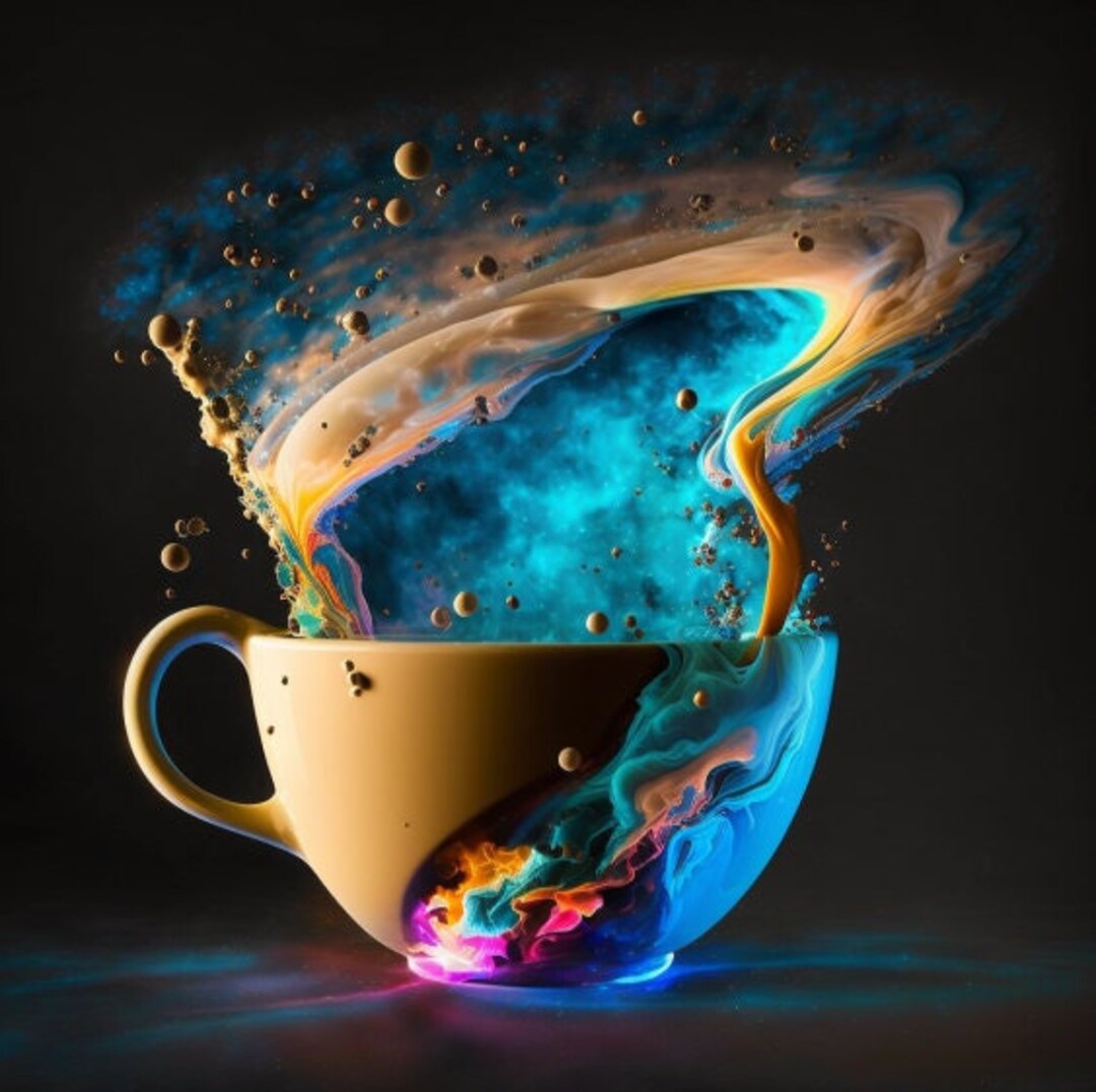 Galaxy Coffee Cup (digital Download) - Etsy