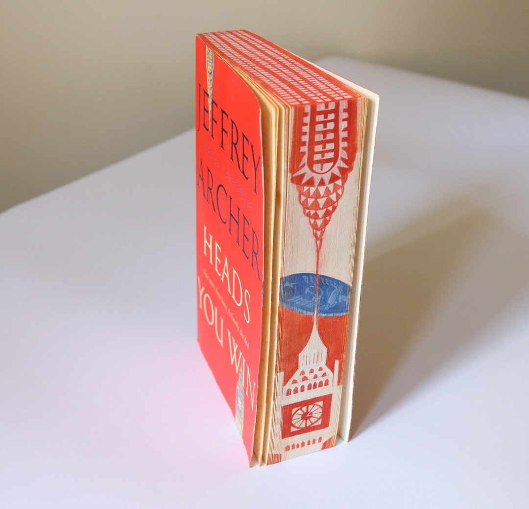Heads You Win Book Fore-edge Painting - Etsy