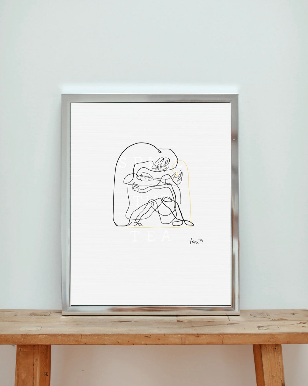 Abstract Couple Line Art Couple One Line Drawing Romantic - Etsy