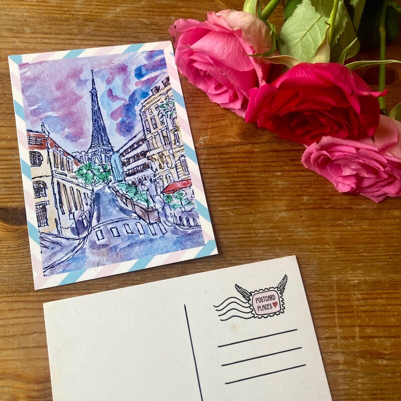 French Postcards - Etsy