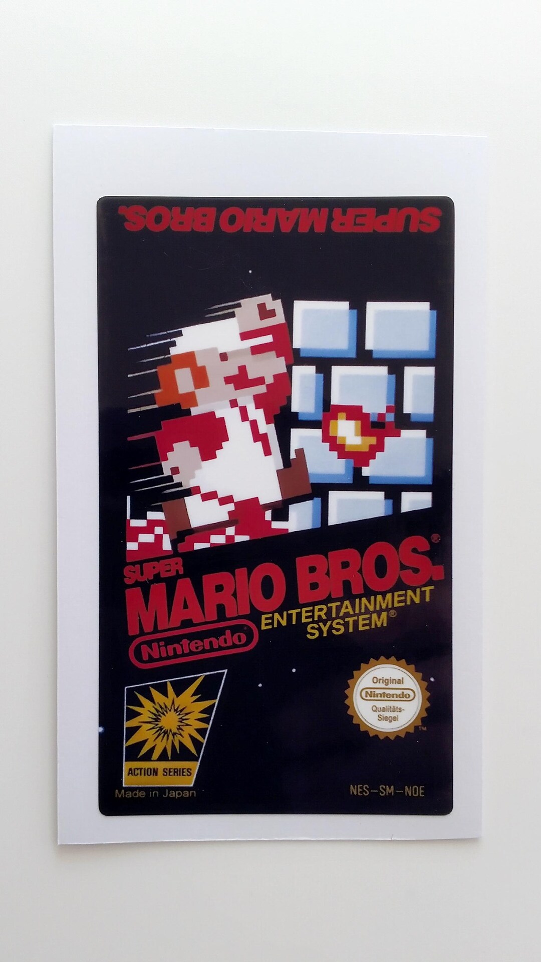 NES Super Mario Bros - Replacement Label Stickers Pre-cut - Etsy