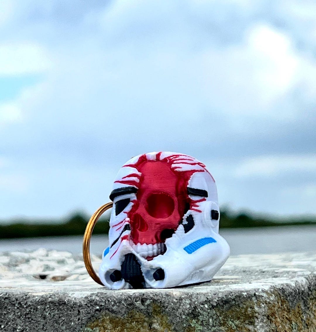 Stormtrooper 3D Printed Keychain Custom Star Wars Collectible, Geek ...