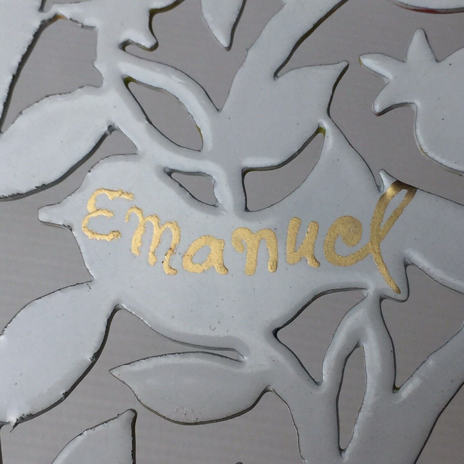 Hamsa Cut Metal Sculpture Hand Painted by Emanuel Birds Tree - Etsy