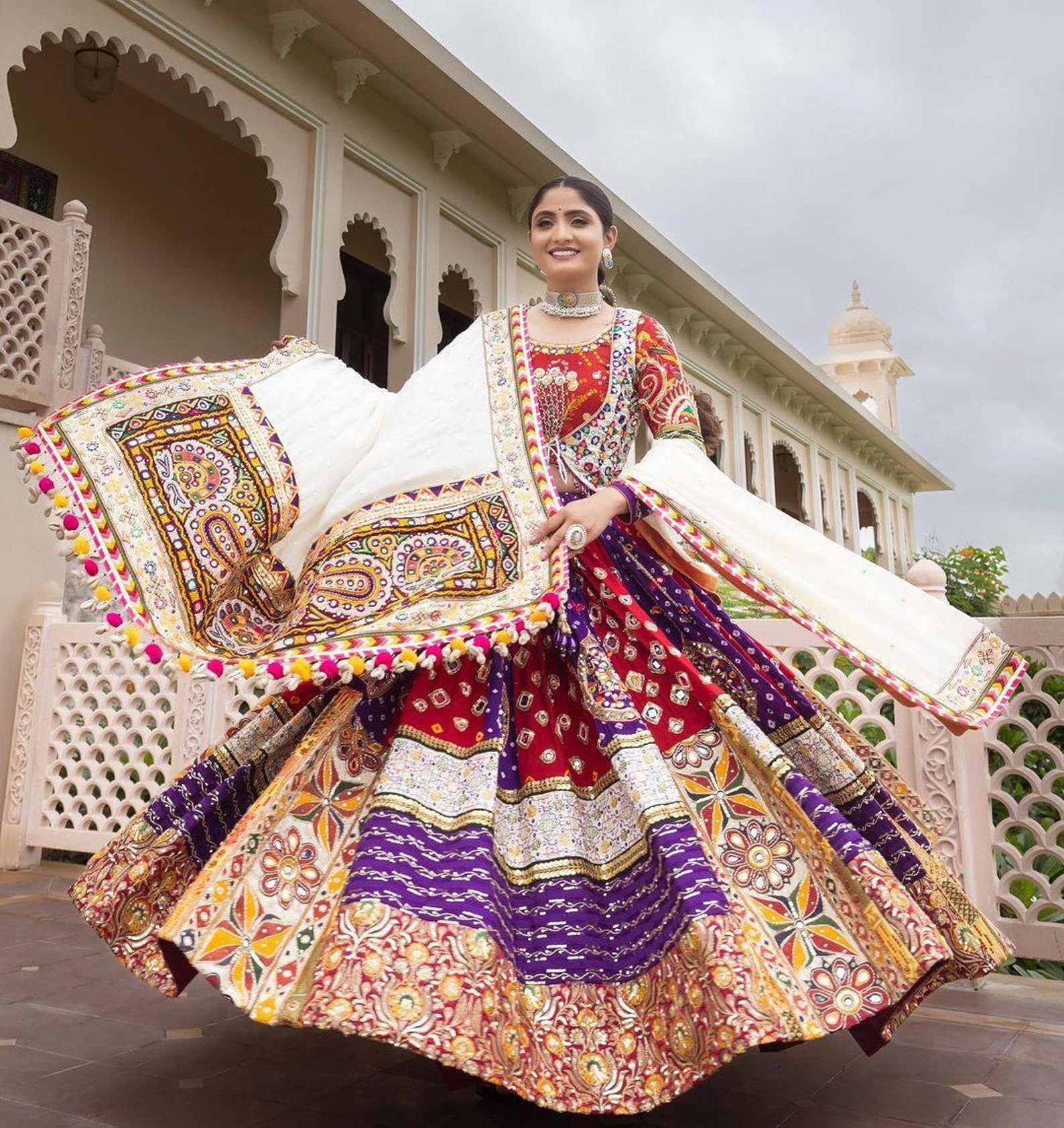 Indian Chaniya Choli for Navratri, Chaniya Choli Dupatta, Chaniya Choli ...