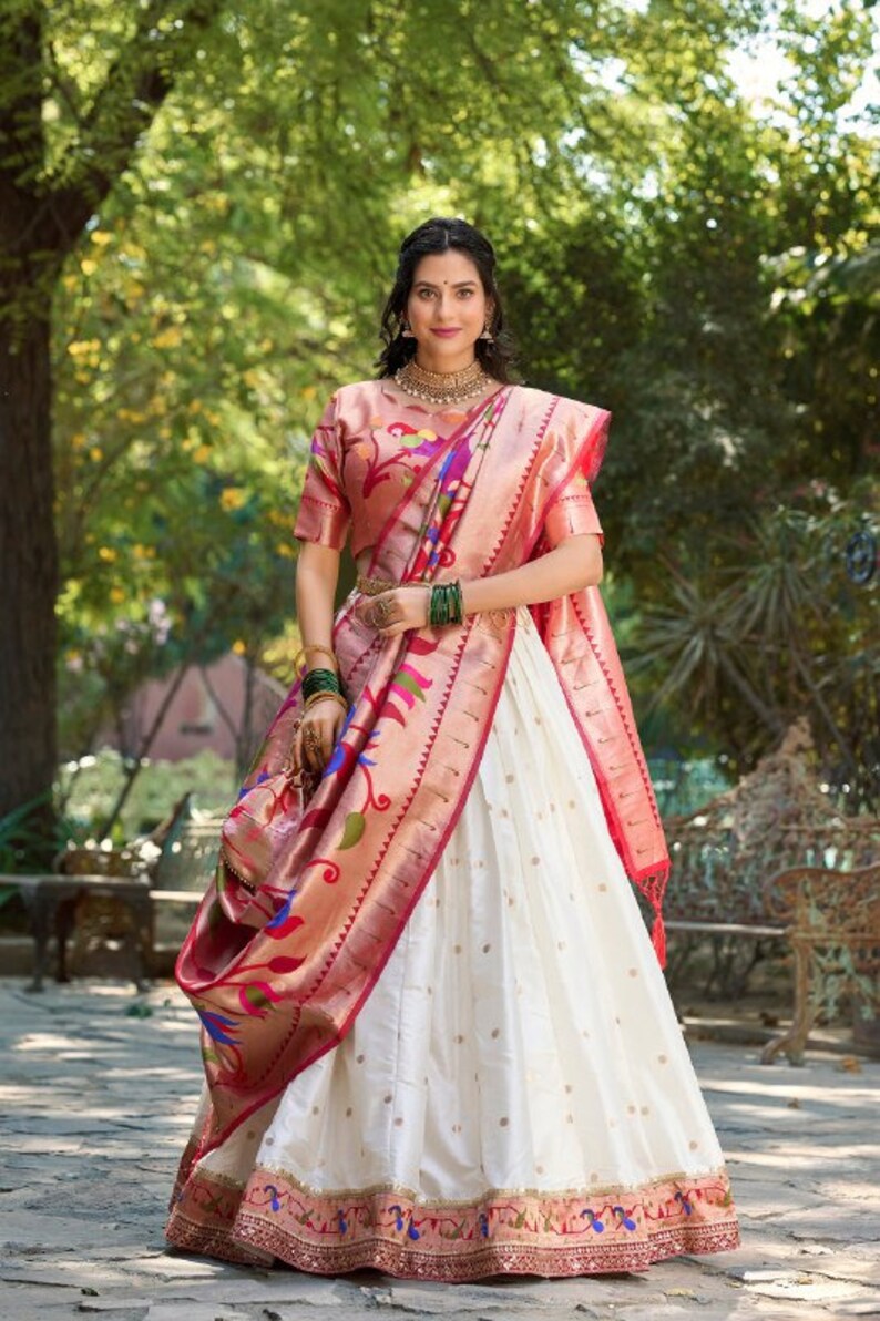 Indian Wedding Banarasi Chaniya Choli Dupatta, Navratri Chaniya Choli ...