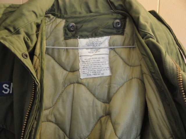 WWII U.S.A.F. Cold Weather Coat W/liner, Master Sgt. Chevrons and ...