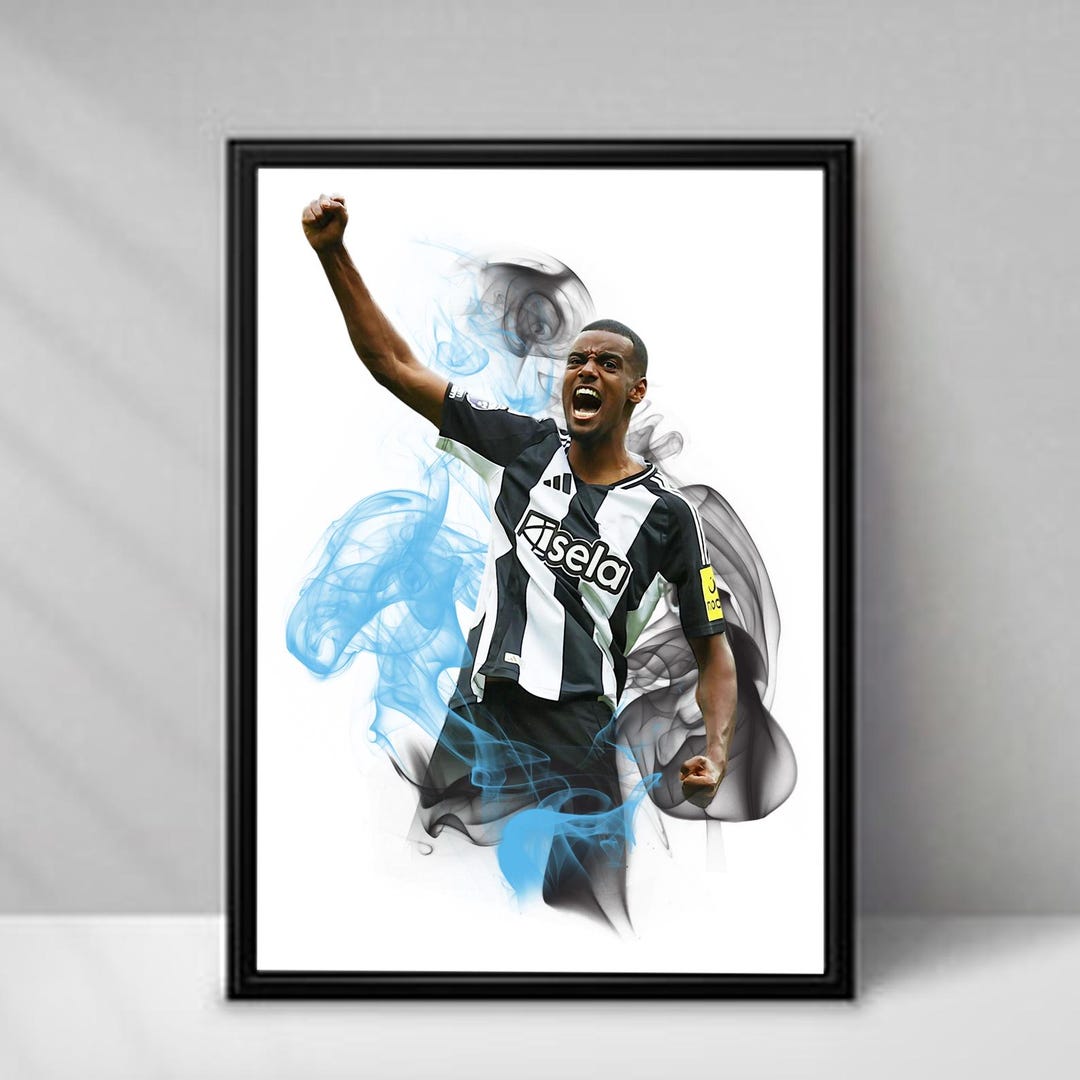 Alexander Isak Football Poster – A4 or A3 Glossy Print – Newcastle ...