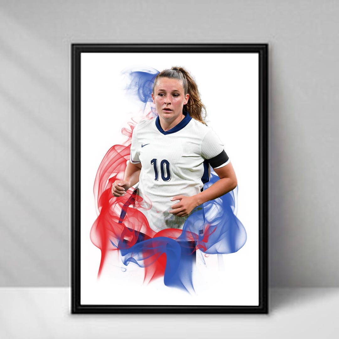 Ella Toone Football Poster – A4 or A3 Glossy Print – Lionesses Player ...